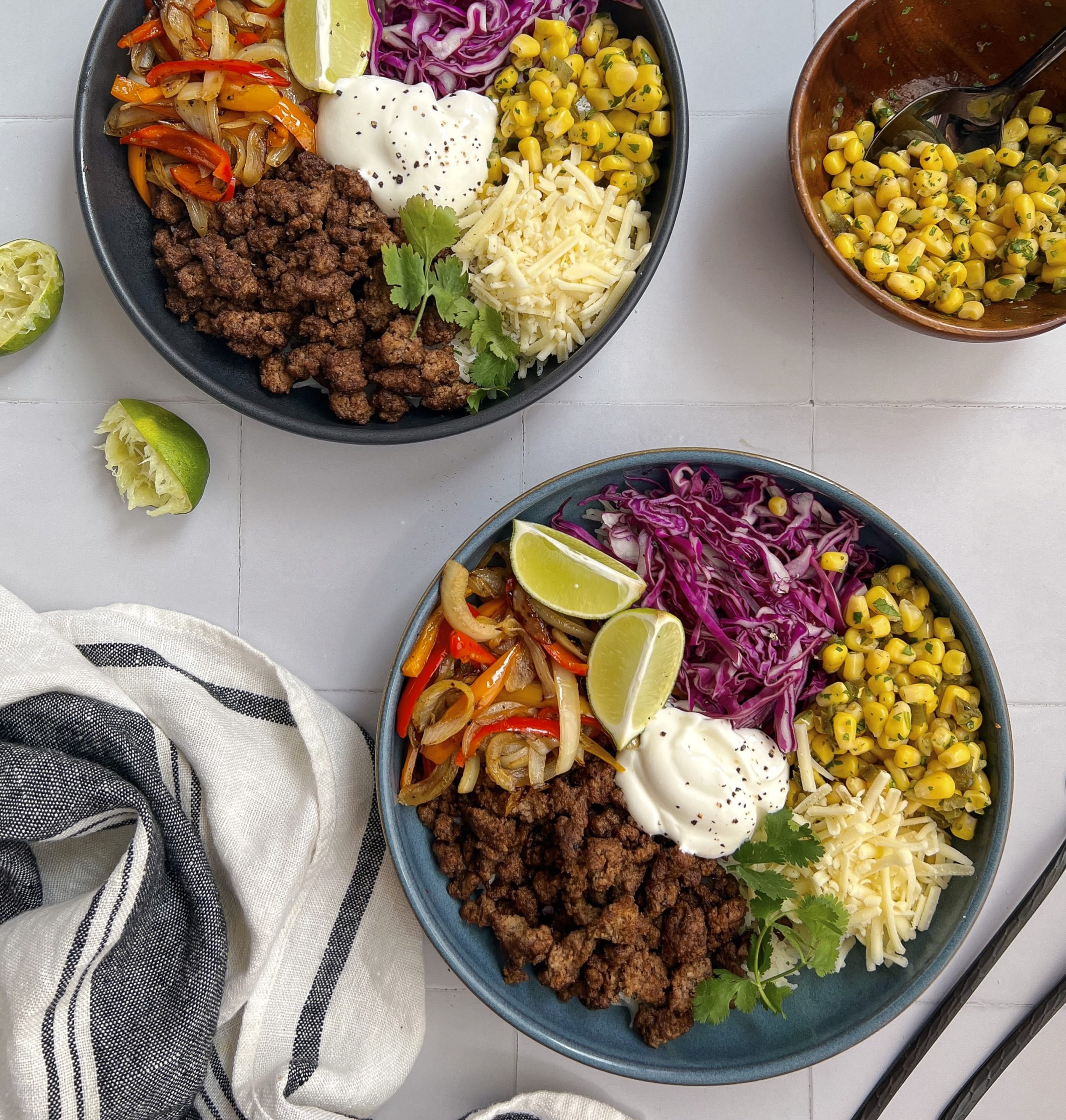 Recette de bol burrito au bœuf haché | Fresh Prep